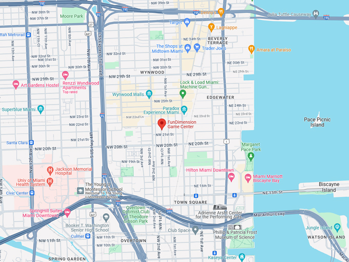 fundimension game center 10 map