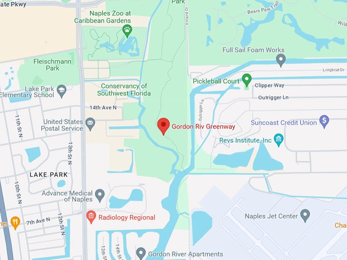 Gordon River Greenway 10 map