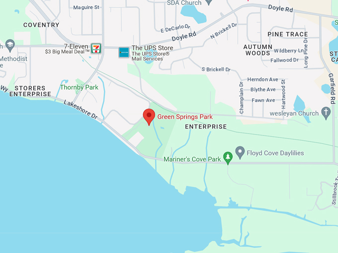 green springs park 10 map