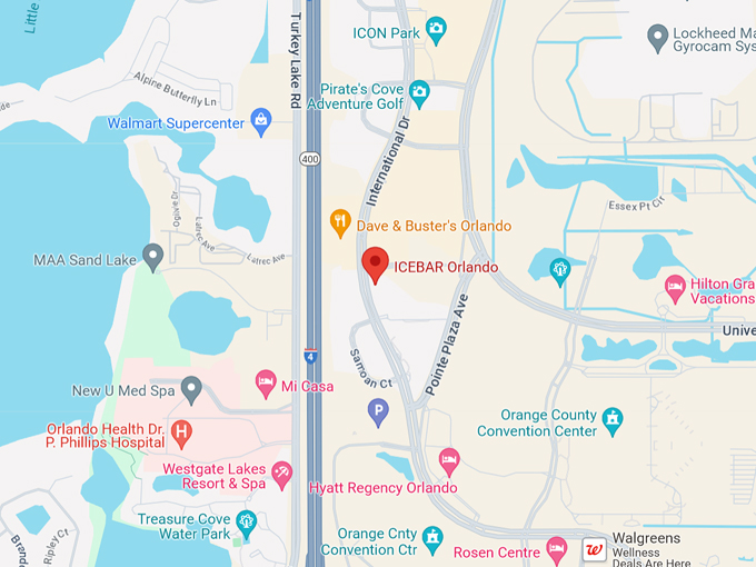 ICEBAR Orlando map