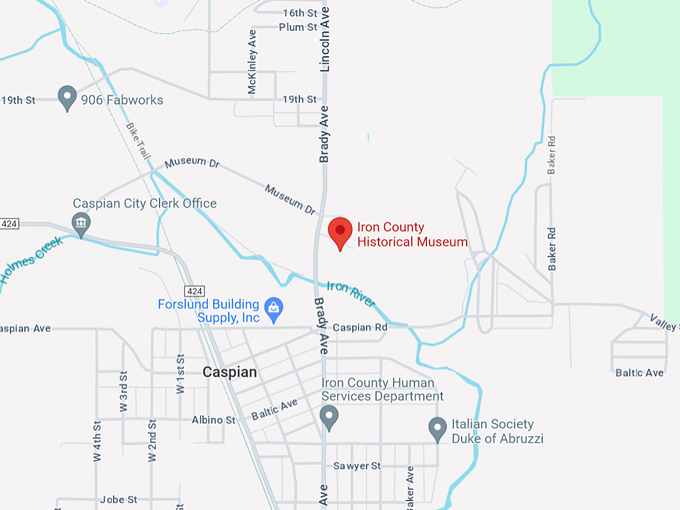 Iron County Historical Museum 10 Map