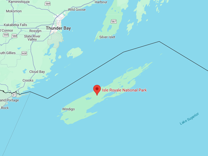Isle Royale National Park 10 Map