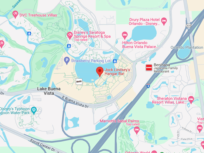 Jock Lindsey's Hangar Bar 10 map