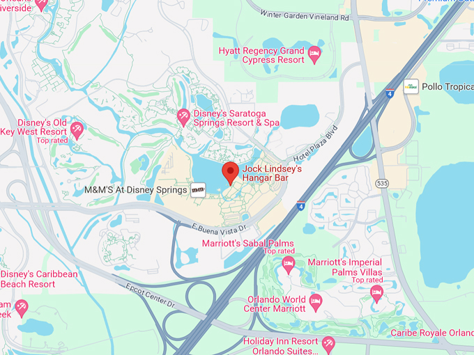 Jock Lindsey's Hangar Bar 10 map