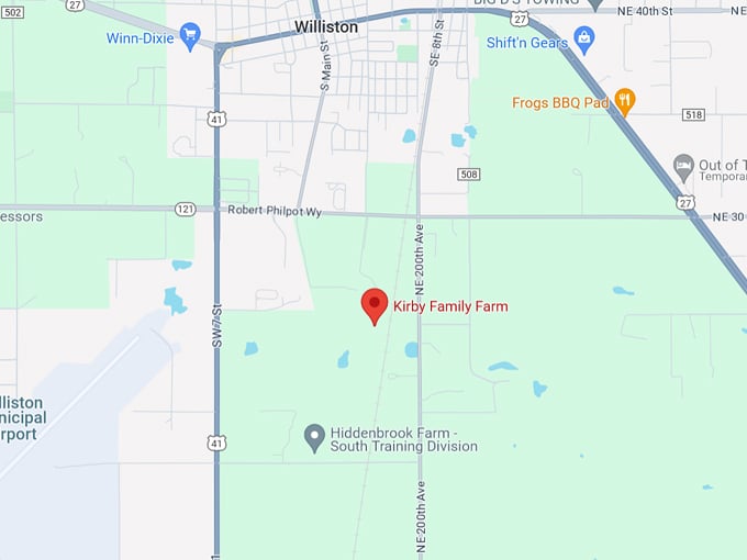 Kirby Family Farm 10 map