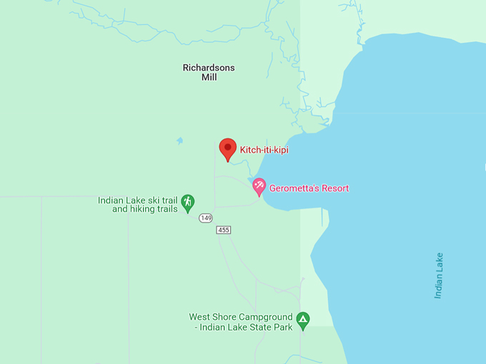 Kitch-iti-kipi 10 Map