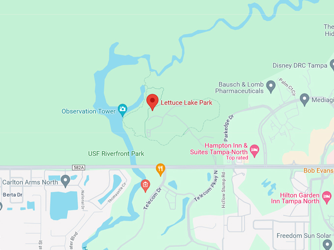 Lettuce Lake Park 10 map