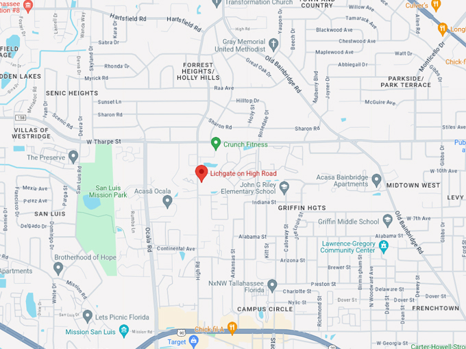 lichgate on high road 10 map