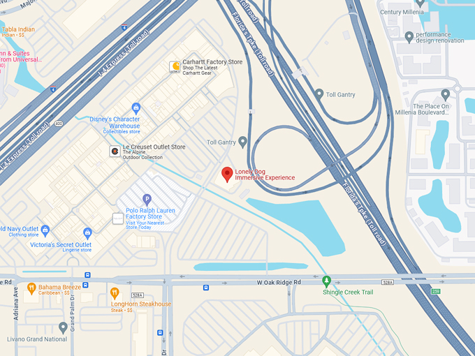 lonely dog immersive experience 10 map