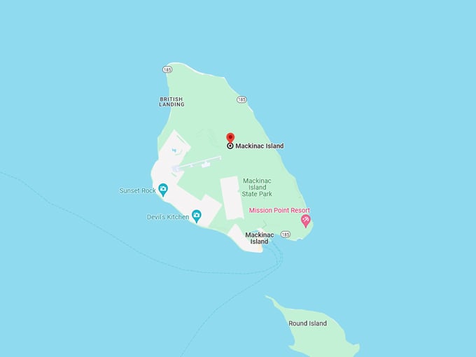 Mackinac Island 10 map