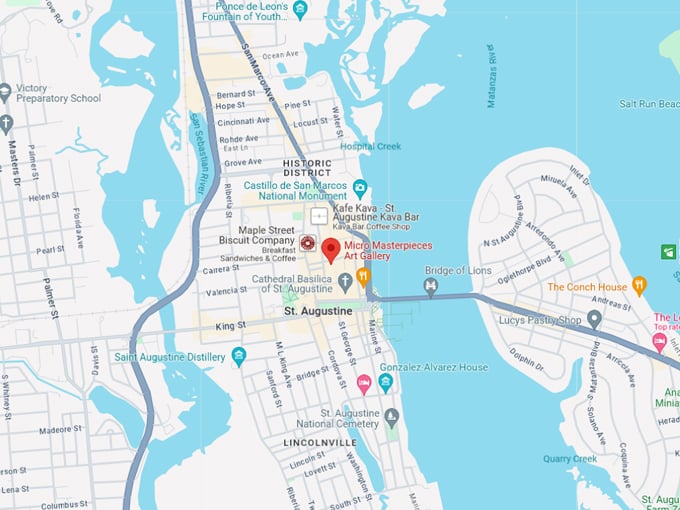 Micro Masterpieces Art Gallery 10 map