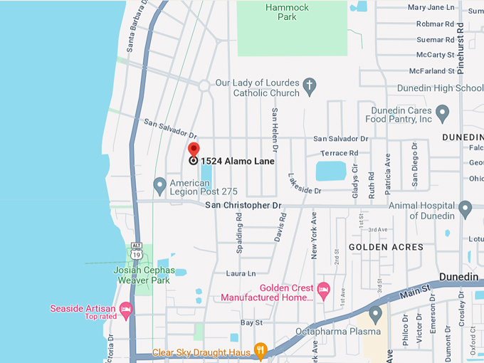 mosaic house of dunedin 10 map