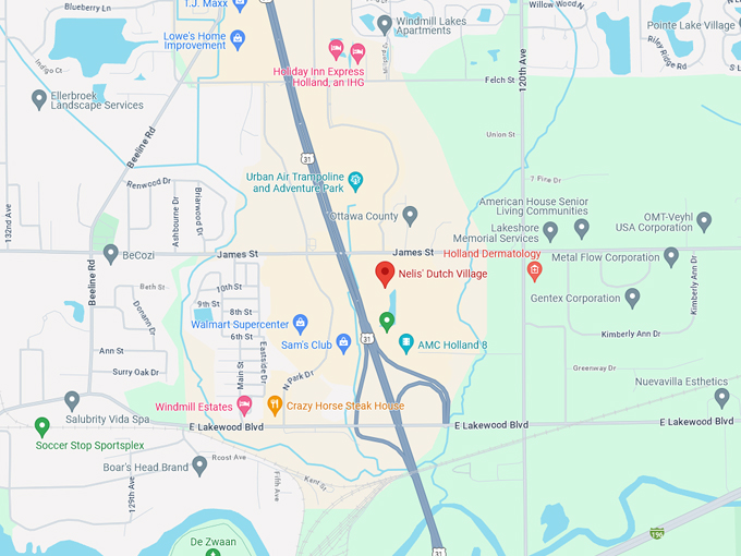 Nelis' Dutch Village map