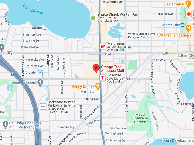 Orange Tree Antique map