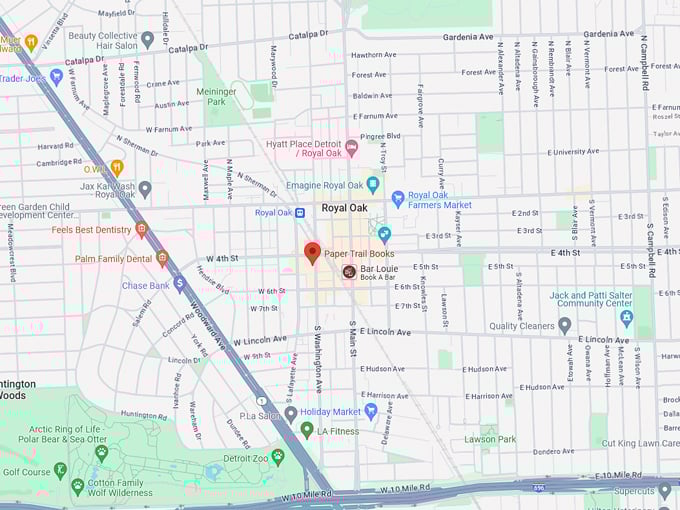 Paper Trail Books 10 map