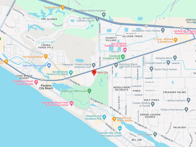 Race City Amusement Park 10 map