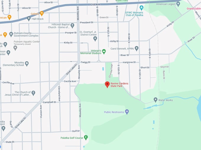 ravine gardens state park 10 map 1