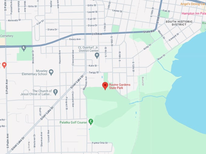 ravine gardens state park 10 map