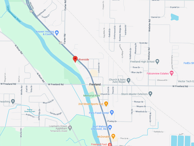 Riverside Family Restaurant 10 map