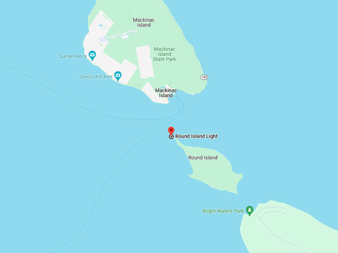 Round Island Lighthouse 10 map