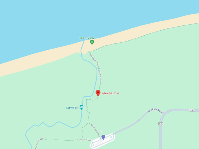 Sable Falls 10 map