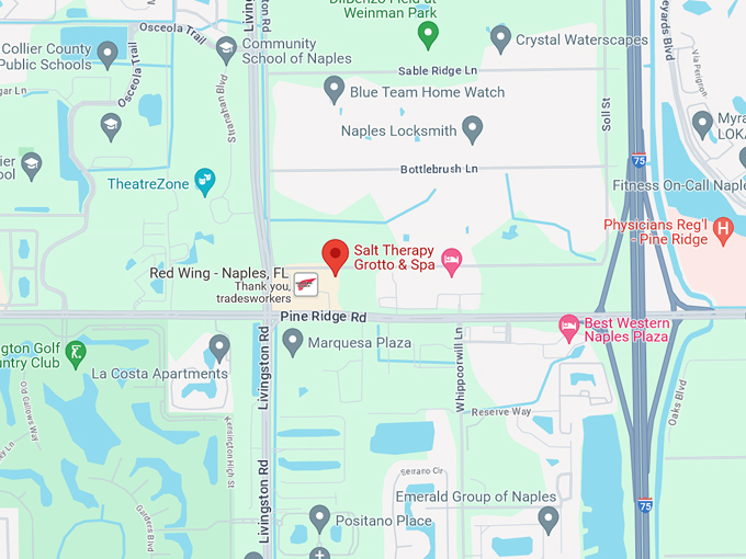 salt therapy grotto spa 10 map