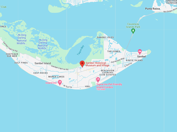 Sanibel Historical Museum and Village 10 map