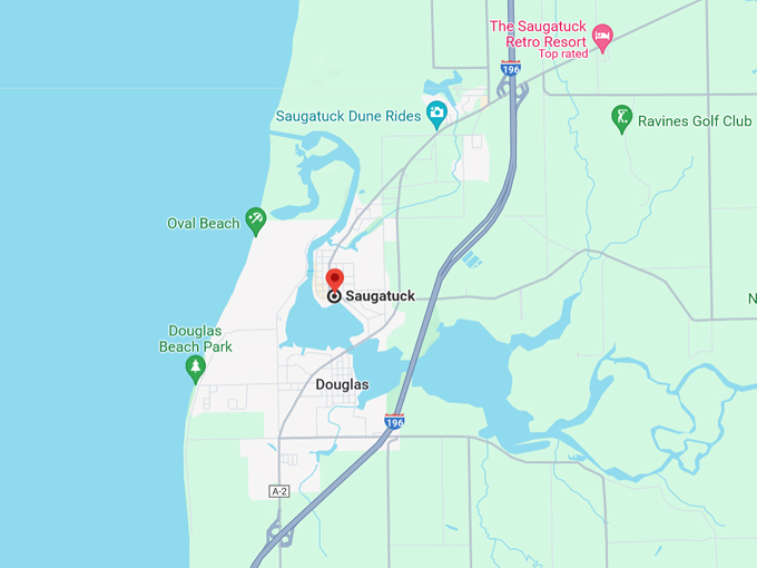 Saugatuck 10 Map