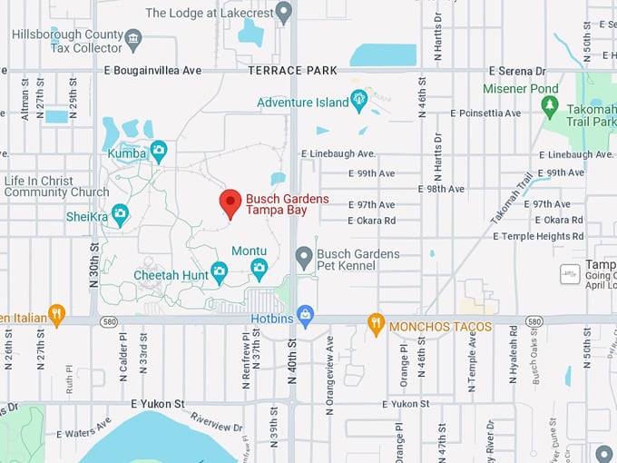 serengeti express 10 map