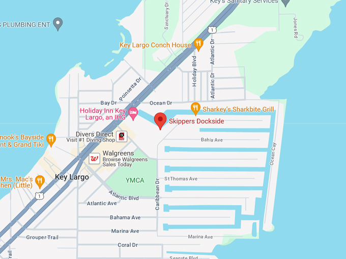 Skippers Dockside 10 Map