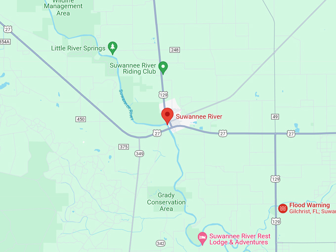 suwannee river 10 map