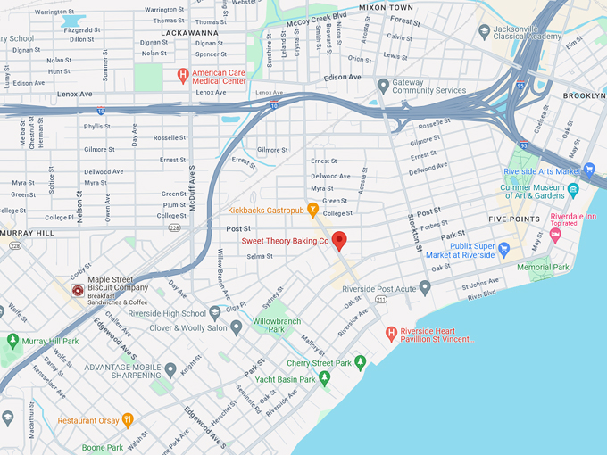 Sweet Theory Baking Co. 10 map