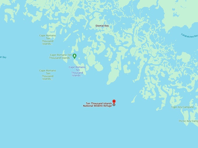 ten thousand islands national wildlife refuge 10 map
