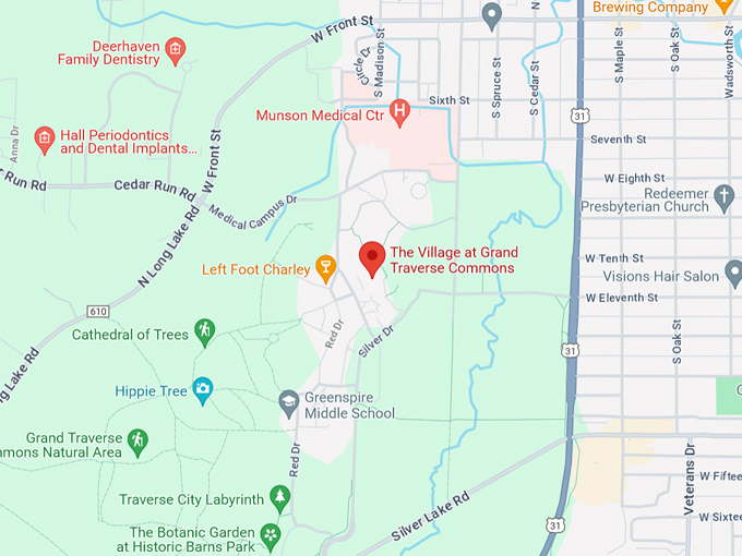 The Village at Grand Traverse Commons 10 Map