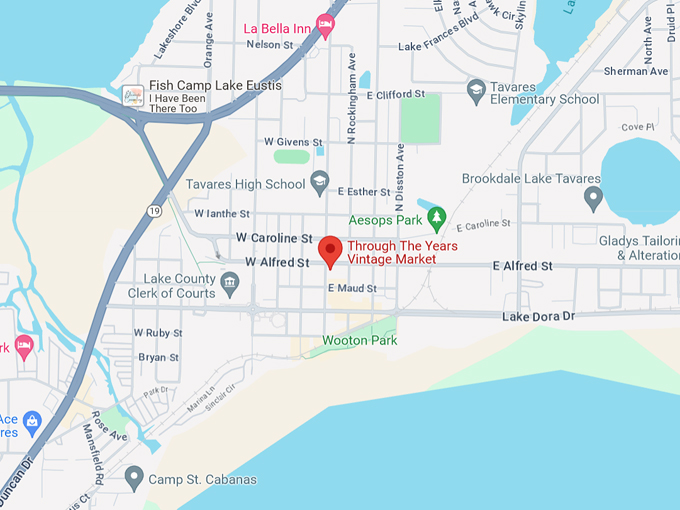 through the years vintage market map