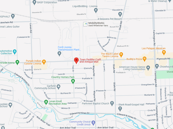 Town Peddler Craft and Antique Mall 10 map