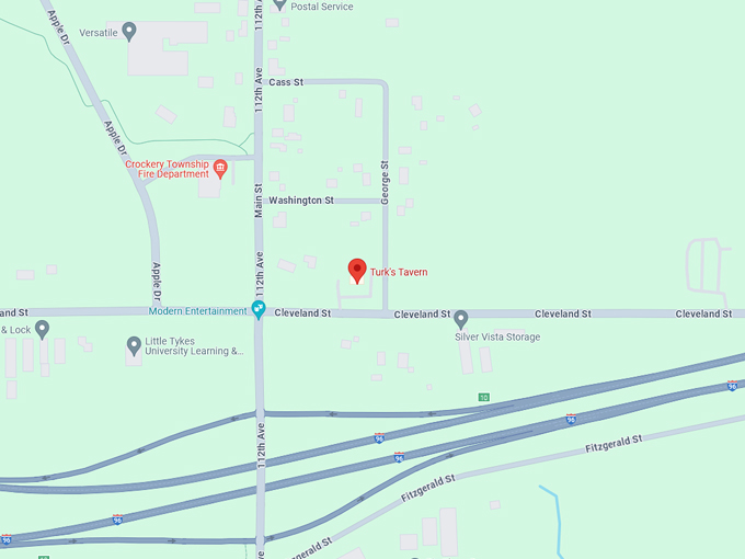 Turk's Tavern 10 map