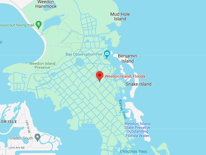 weedon island preserve 10 map