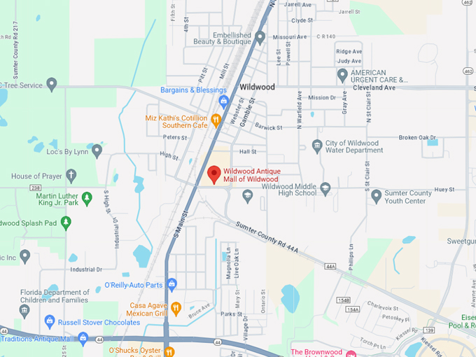 wildwood antique mall 10 map