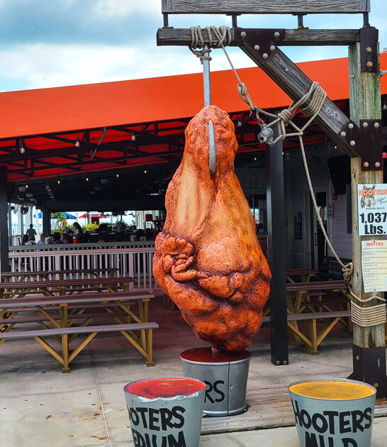 chicken wing sculpture florida ftr