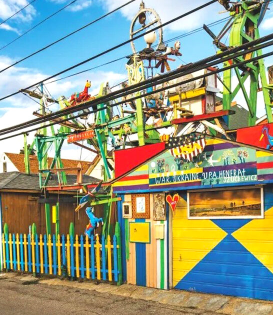 funky art yard michigan ftr