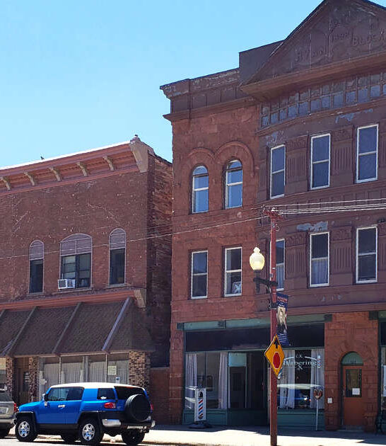 postcard historic town michigan ftr