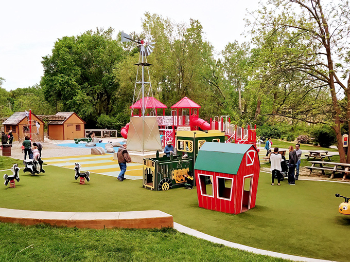 Welcome to County Farm Park: Where ordinary playgrounds come to feel inadequate and children's imaginations run wilder than free-range chickens.