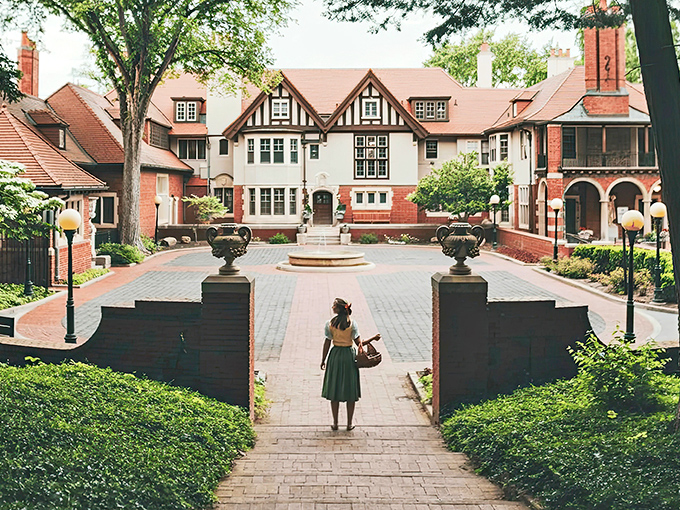 Cranbrook House stands like a Tudor dream come to life, its brick and timber facade whispering stories of a bygone era of elegance.