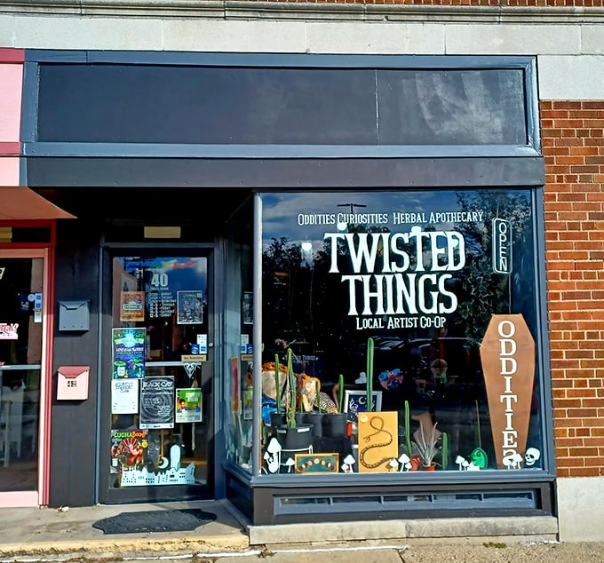 The unassuming storefront belies the wonderland of curiosities waiting inside this Ypsilanti gem.
