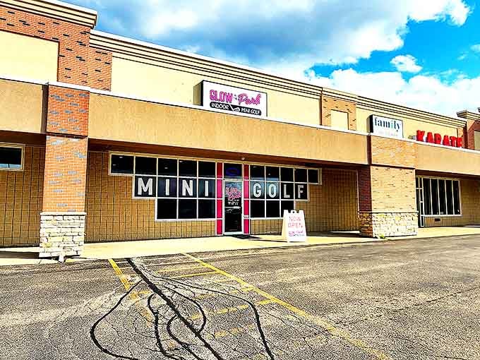 Glow In The Park Indoor Mini Golf & Pinball Arcade: Tucked into an unassuming strip mall, this fluorescent wonderland proves you should never judge a mini-golf course by its exterior.