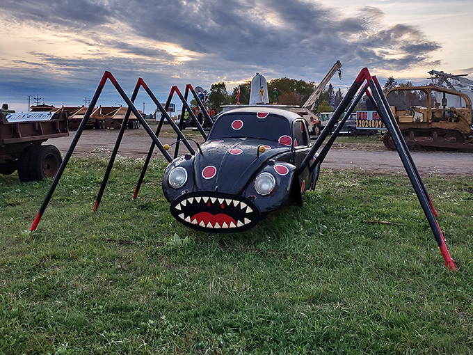 A mechanical arachnid lurks by the roadside &ndash; this VW Beetle spider might be the only bug you'd actually stop to photograph.