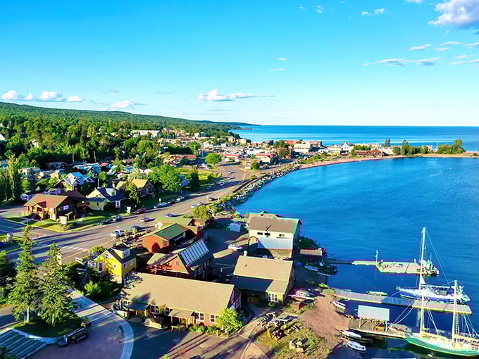 Where Lake Superior's vastness meets small-town charm in a perfect Minnesota embrace.