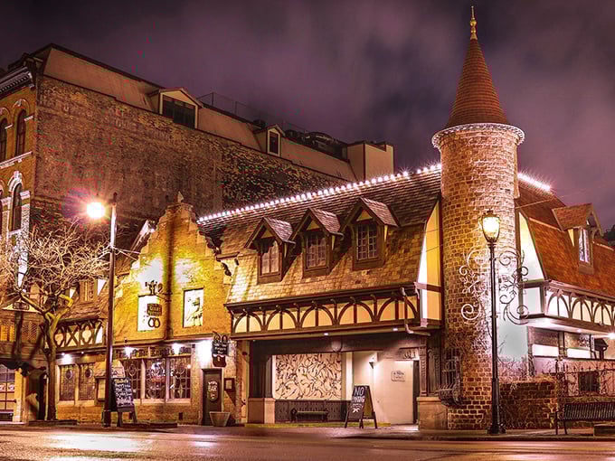 Mader's Restaurant: A fairytale castle in downtown Milwaukee, this Tudor-style building with its distinctive turret promises Bavarian delights within those medieval-inspired walls.