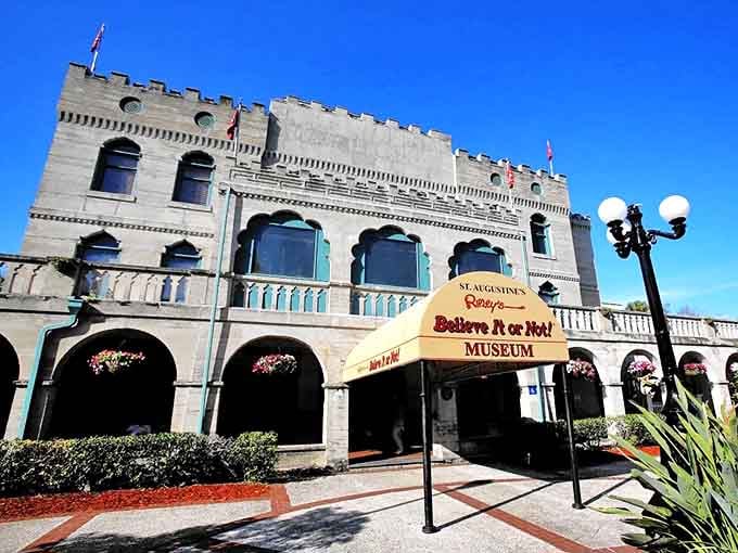 The castle-like facade of Ripley's Believe It or Not! in St. Augustine stands as a medieval gateway to modern marvels and mysteries.